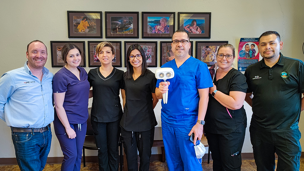 PIC pro at Greenville Rancheria with Dr. Omar Dyab